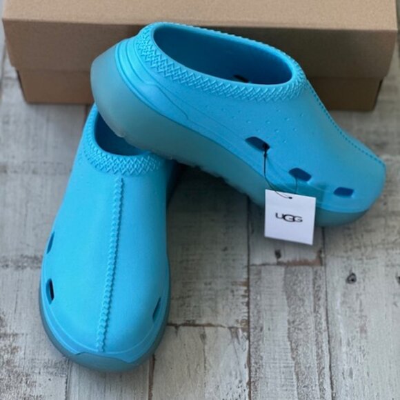 UGG | Shoes | Ugg Aqua Tasman Tazz Clog Rubber Slip On Slippers Shoes ...